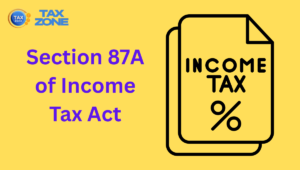 Capital Gains Impact on Section 87A Threshold