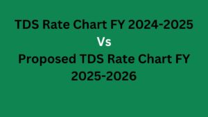 TDS Rate Chart FY 2024-2025